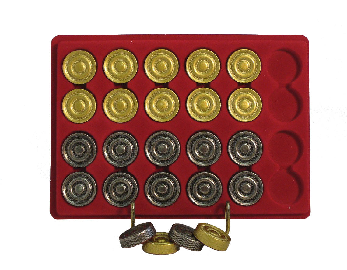 Checkers - 1.25" Metal Checkers – WorldWise Imports