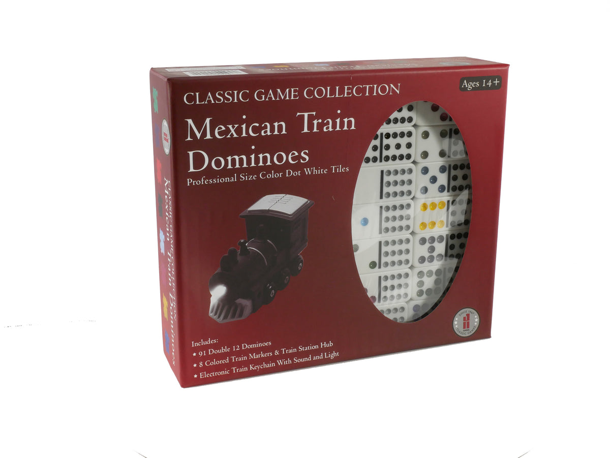 Dominoes - Double 12 Mexican Train Set – WorldWise Imports