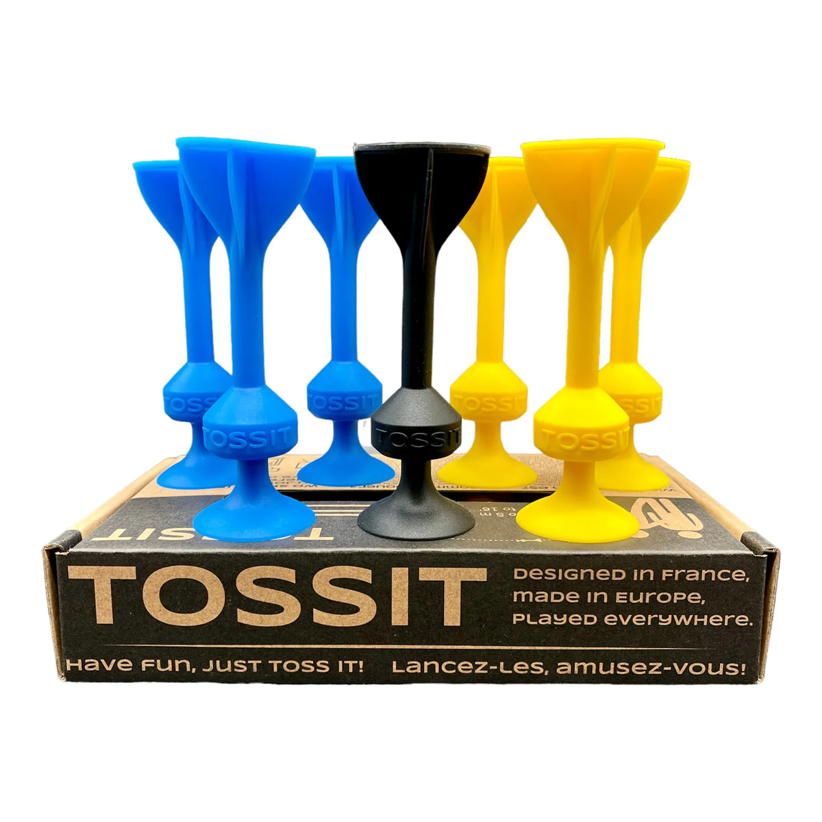TOSSIT - Original Game Blue/Yellow – WorldWise Imports