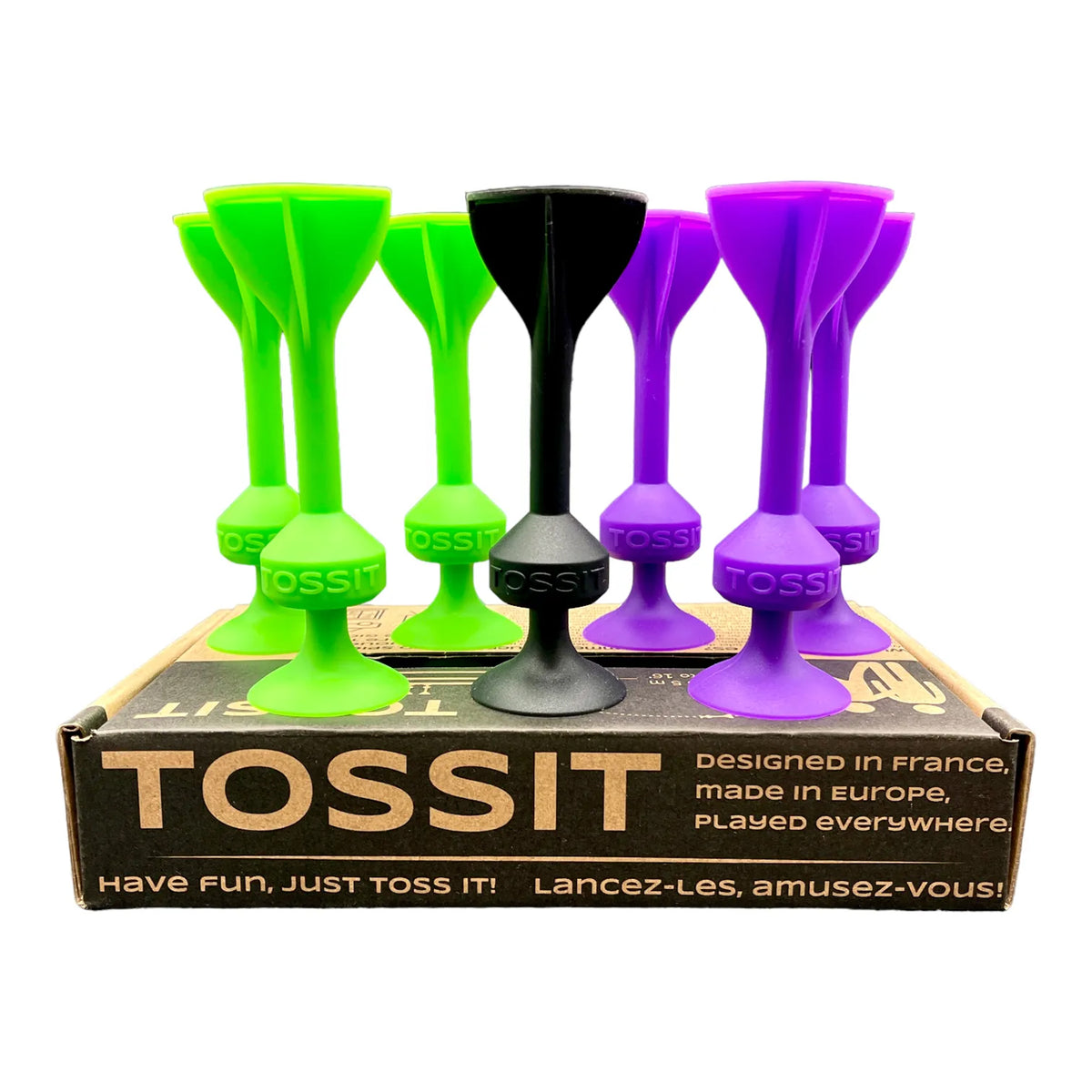 TOSSIT - Original Game Purple/Green – WorldWise Imports
