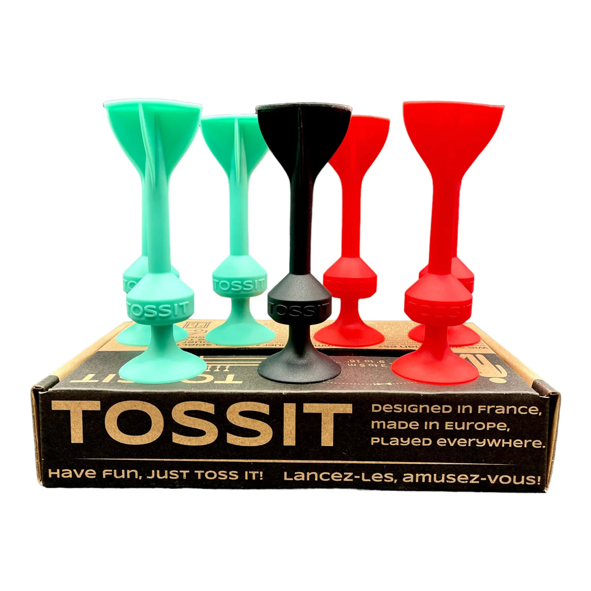 TOSSIT - Original Game - Red/Cyan – WorldWise Imports